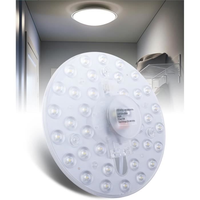 18W Module LED Plafonnier avec Aimants, Kit de Remplacement de Lampe de ...