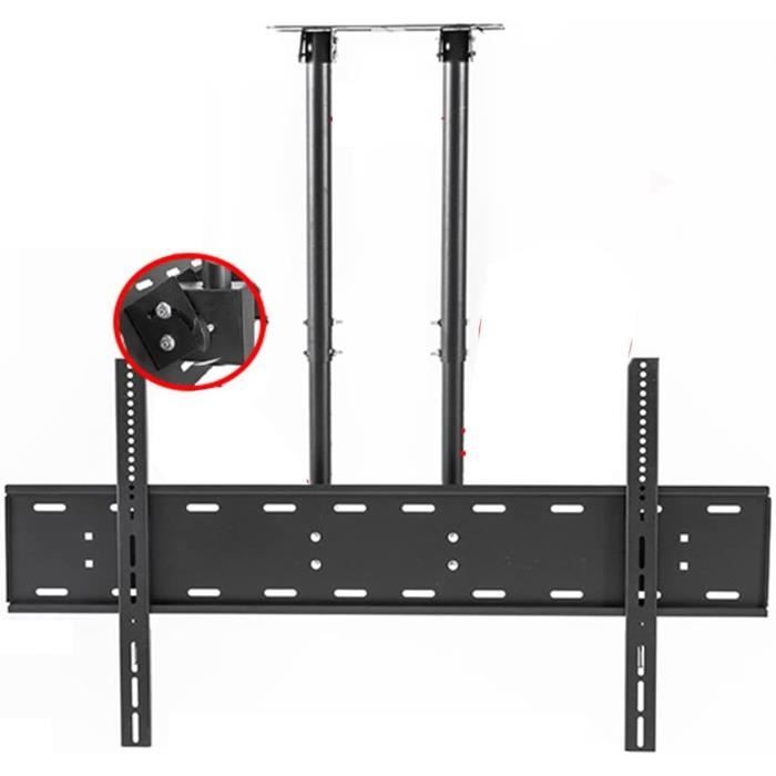Support TV Réglable pour Plafond, Support TV Double pour Téléviseurs De ...