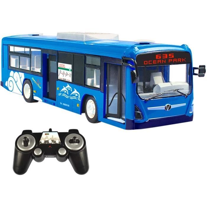 IIKA Bus Télécommande 2.4G RC Autobus Jouet de Voiture avec Lumière et ...