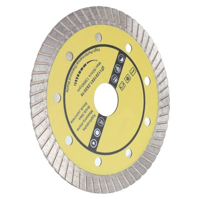 Duokon Lame diamantée à jante continue Lame de scie diamantée à jante ...