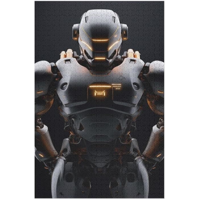 Robot Puzzle 1000 Pièces Puzzle En Bois Diy Résumé Du De L'Art De La ...