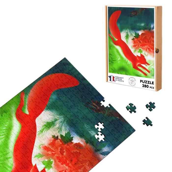 Puzzle Classique 280 pièces Hunting Fox URSS Chasse Renard Vintage ...