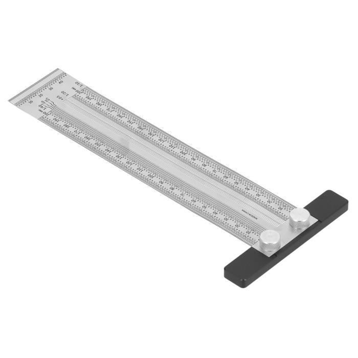 Règle de charpentier GOTOTOP Mark T pour travail du bois - Mesure ...