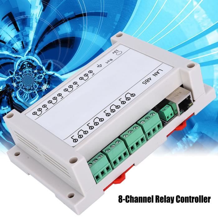 RHO-Télécommande TCP/IP RJ45 TCP/IP Remote Controller Module 8-Channel ...