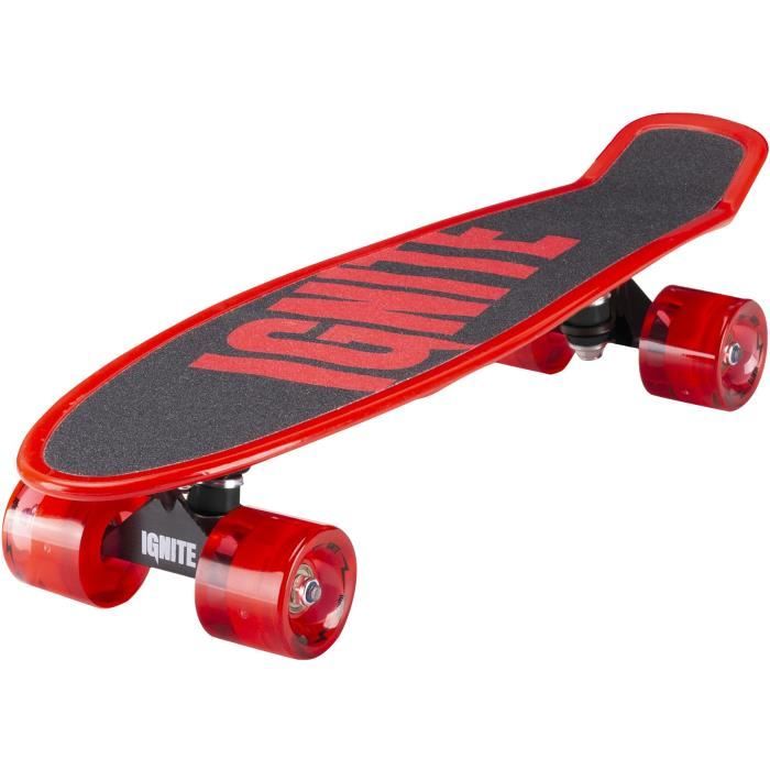 Mondo - Skateboard Ignite Tyro lumineux (LED) - Rouge - Achat / Vente ...