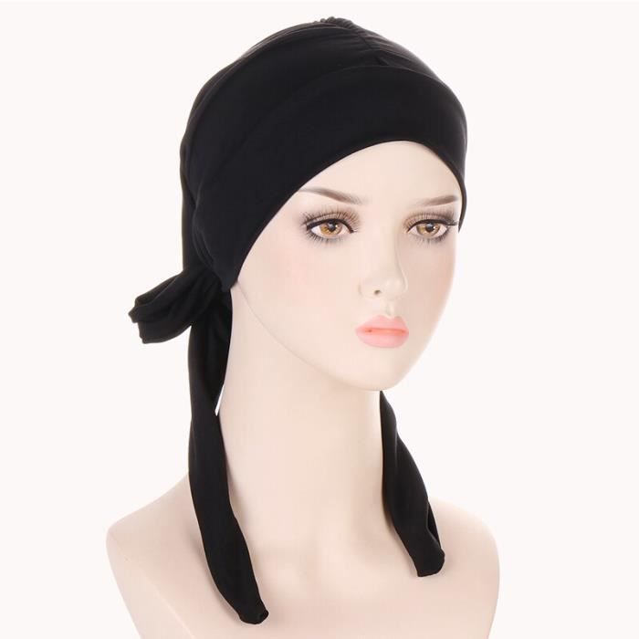 Doux Modal Musulman Turban Intérieur Hijab Caps Tie-Back Islamique Underscarf Bonnet chapeau ...