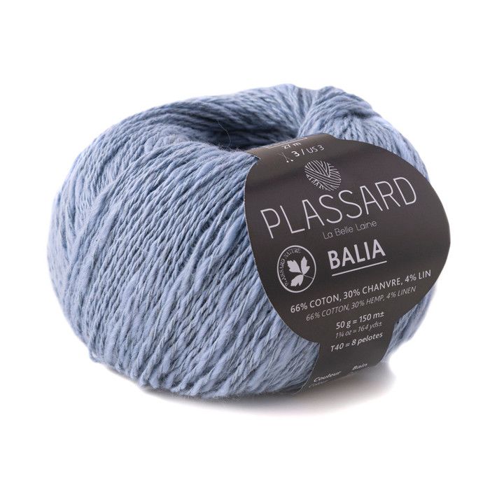 Fil crochet et tricot - PLASSARD - Balia Jean's 24 - Coton - Chanvre ...