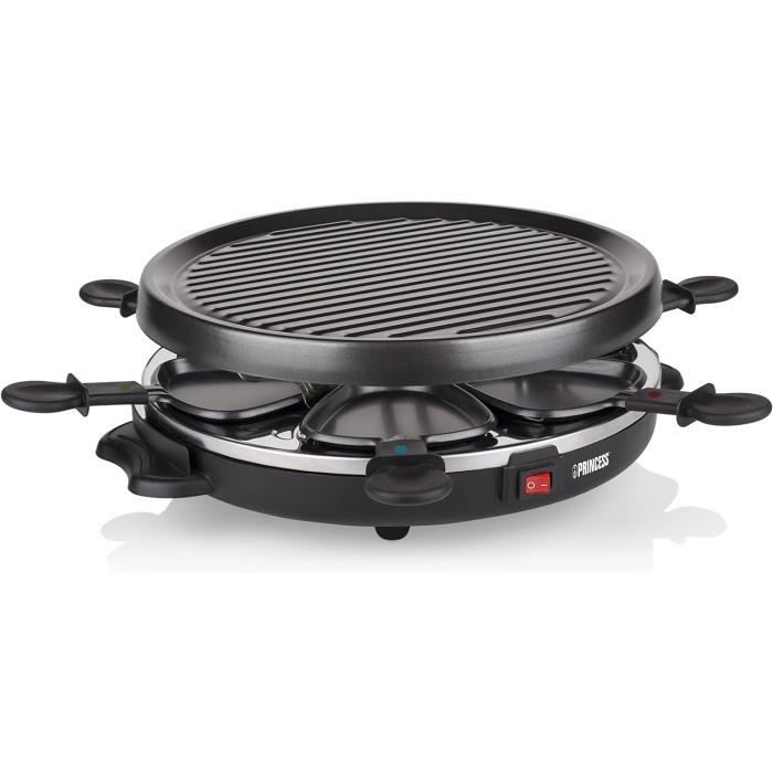 162725 Plaque Grille Raclette 800 W Noir[J23] - Cdiscount Electroménager