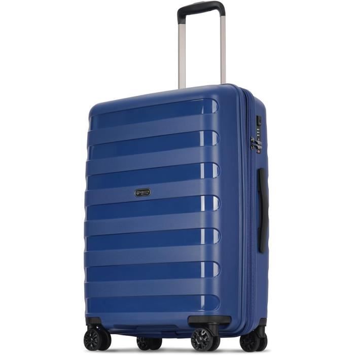 Valise Extensible Avec 4 Roues Doubles Spinner Et Serrure Tsa, Coque ...