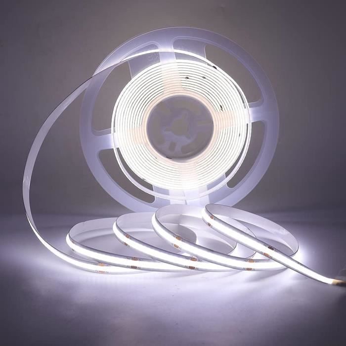 Ruban Led Usb Blanc Chaud Etanche Ip65 Cob Led 5v 320 Led M Lumiere Led
