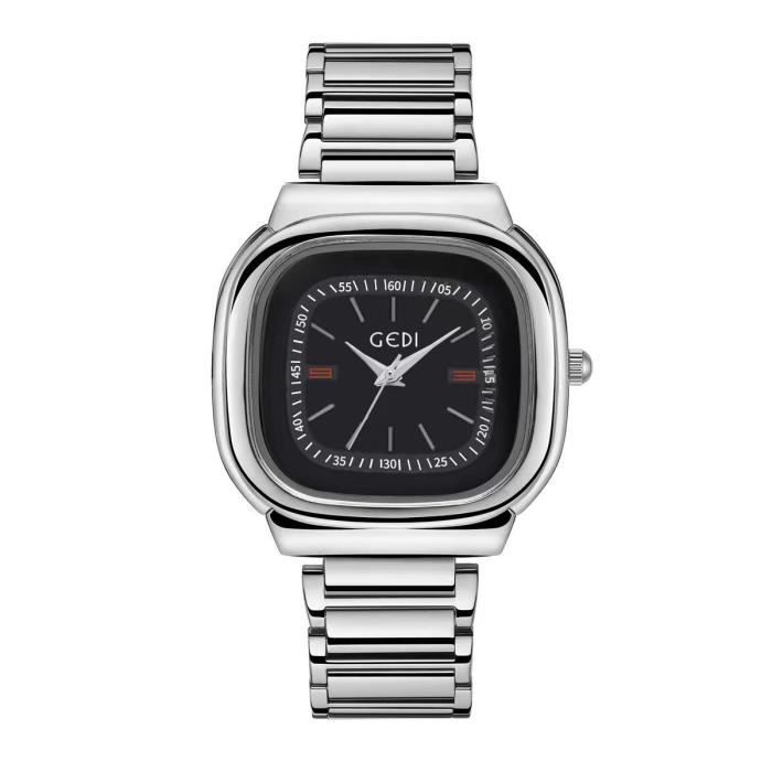 SHARPHY Montre femme de marques de luxe quartz cadran rectangulaire ...
