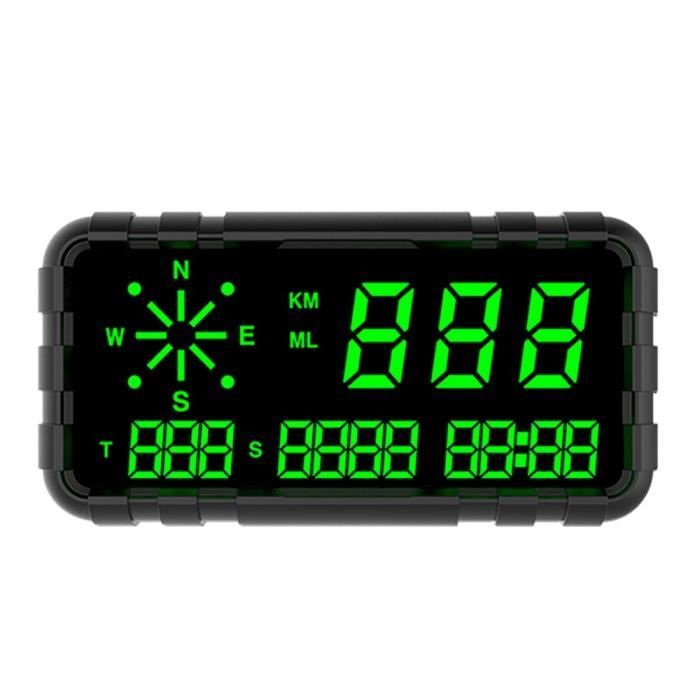 C3012 HUD Speedometer Odometer Compass Head Up Display - Cdiscount