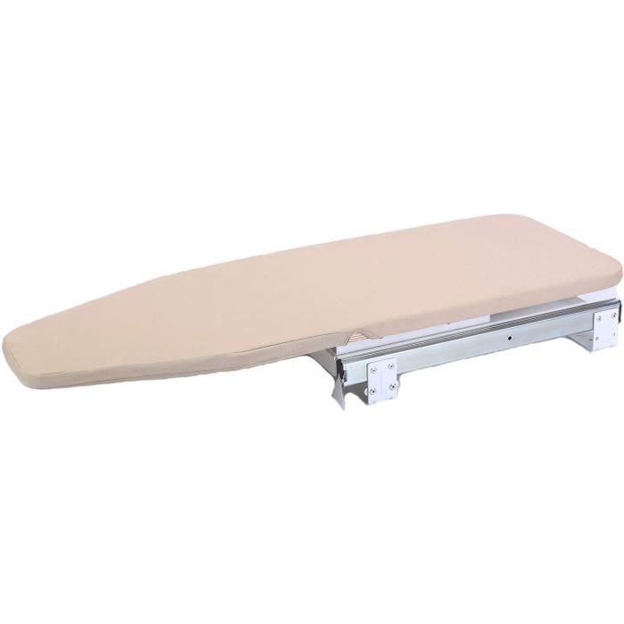 Tcatec Table à repasser eois pliante et rotative avec coussin rembourré ...