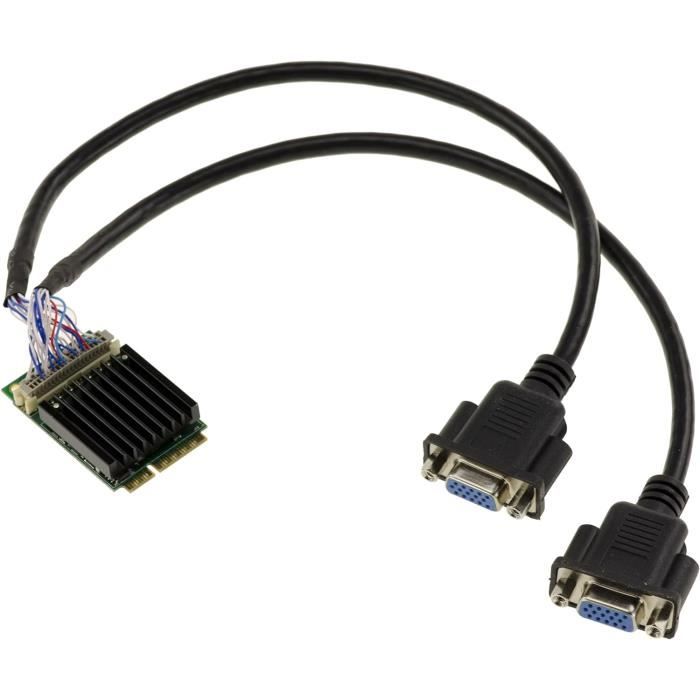 Carte Graphique 2 Ports Vga 1080P Sur Port Mpcie - Minipcie Full Size ...