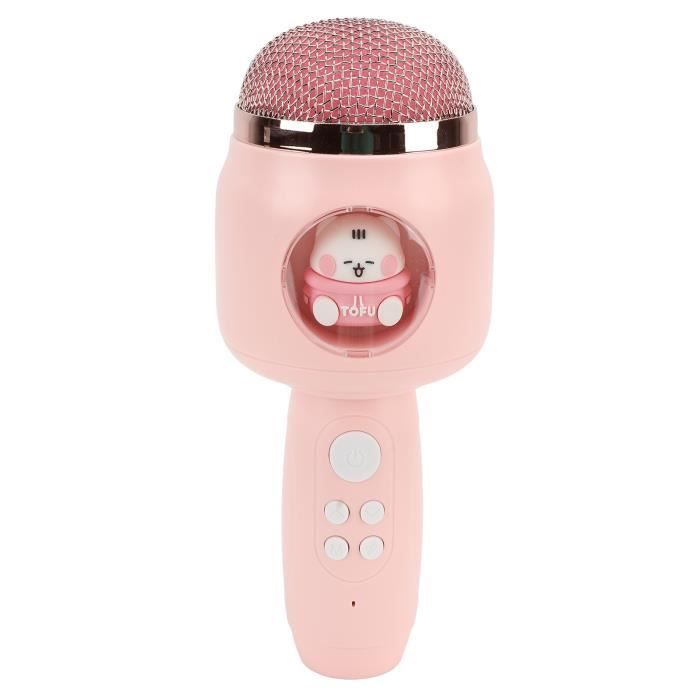 ZERONE microphone Bluetooth sans fil (Rose) Microphone Pour Enfants ...
