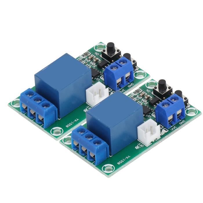 ZJCHAO Module de relais 12 V Module de Relais Autobloquant 12V, 2 ... ZJCHAO Module de relais 12 V Module de Relais Autobloquant 12V, 2 ...