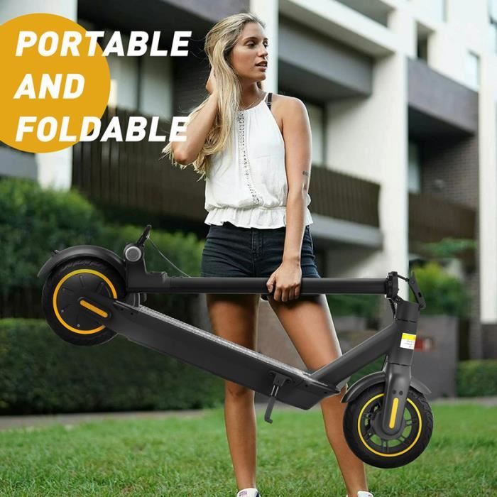AOVO MAX - Trottinette Électrique pliable - Roues 10 pouces - Moteur 350W - Batterie 36V 15.6Ah ...