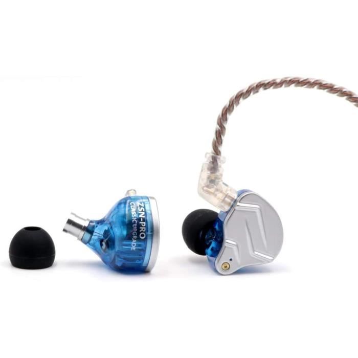 Kz Zsn Pro Écouteurs Intra-Auriculaires Hybrides En Métal Avec Câble 2 ...