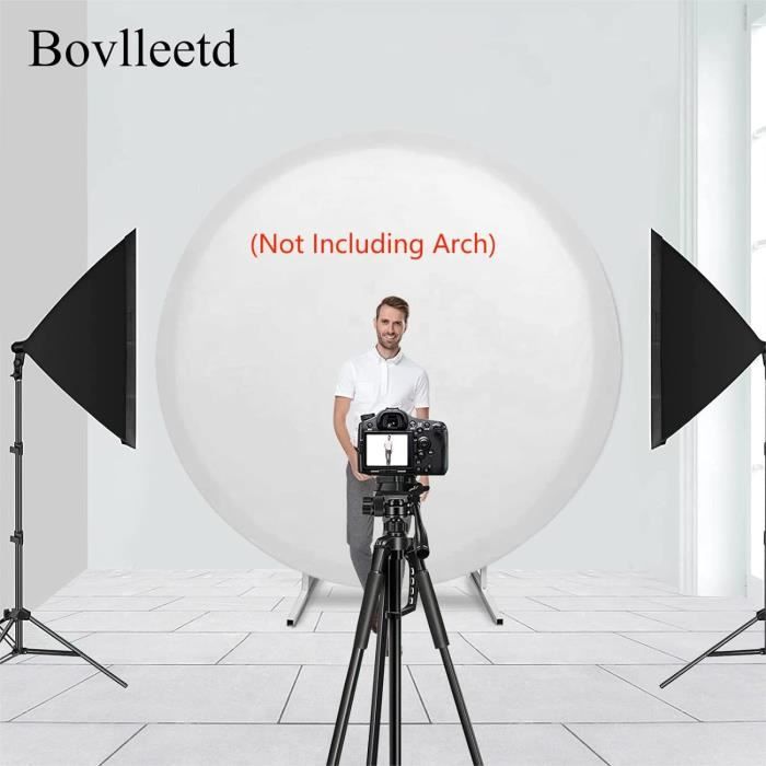 Toile De Fond Blanche Studio Fond De Photographie Blanc Pur 180 Cm Fête D'Anniversaire Toile De ...