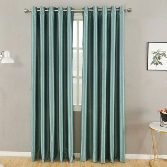 RIDEAU - DOUBLE RIDEAUX Rideau oeillets 145×250 cm 2 Pieces Rideau d ...