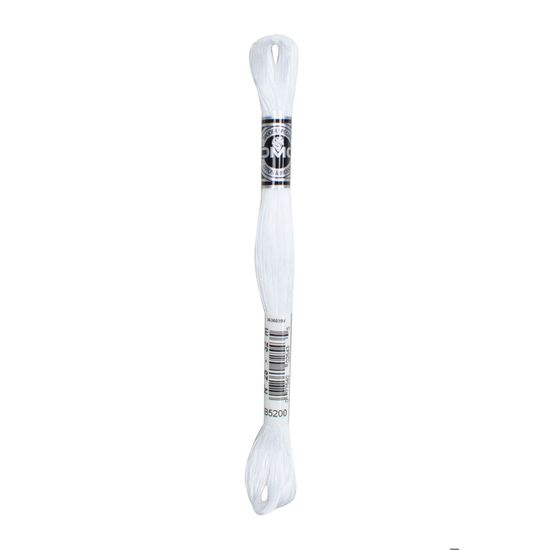 Fil à broder - DMC - BRODER SPECIAL 12 ECH 40M B5200 - Couleur blanche - 40 mètres - Spécial ...