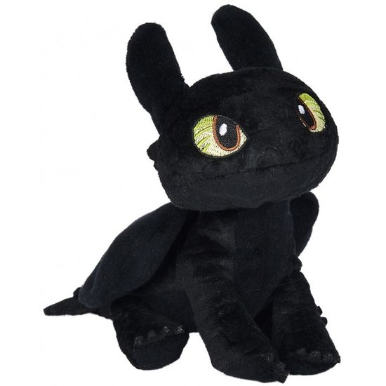 Peluche - NICOTOY - Dragon Noir Krokmou - 32 cm - Doudou Enfant ...