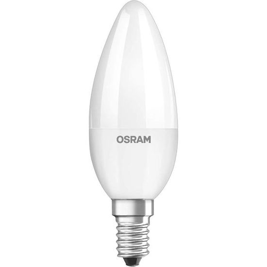 Osram LED SUPERSTAR Ampoule LED, Forme flamme, Culot E14, Dimmable, 5.7 W Equivalent 40W, 220 ...