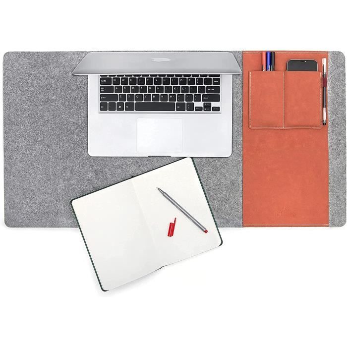 HillSee – Sous-main en feutre avec porte-stylo et support pour ...