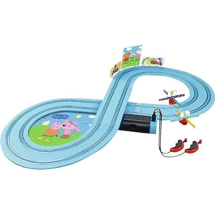 Circuit de course Peppa Pig - Carrera First - 2,40m - 2 régulateurs de ...
