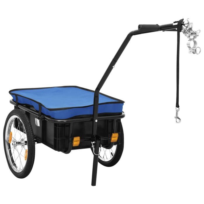 Nouveau Remorque de vélo - BMD - max 40kg -/chariot à main 155x60x83 cm ...