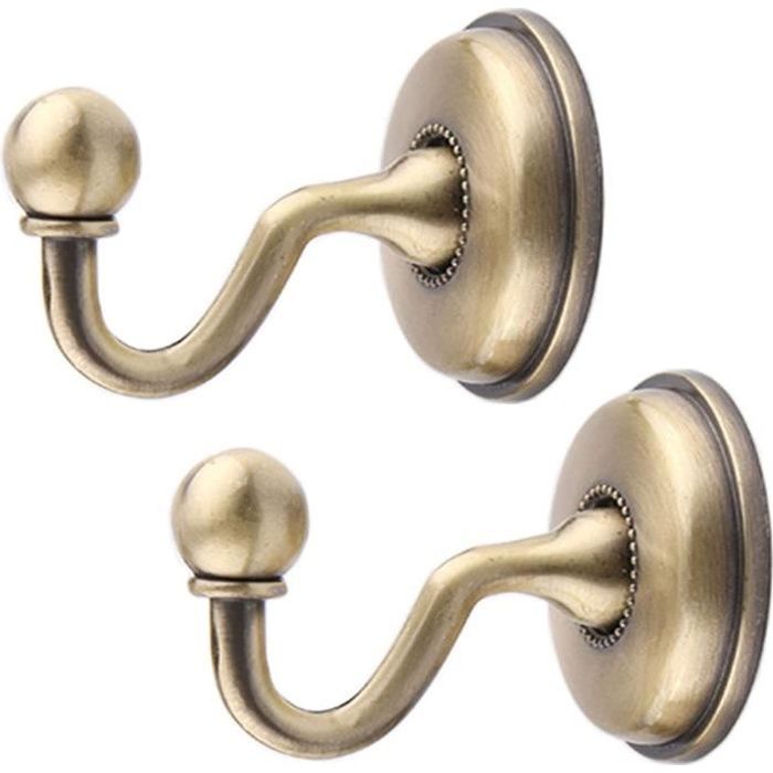 Crochets vintage en alliage pour embrasse de rideau - ANAWAKIA - Lot de ...