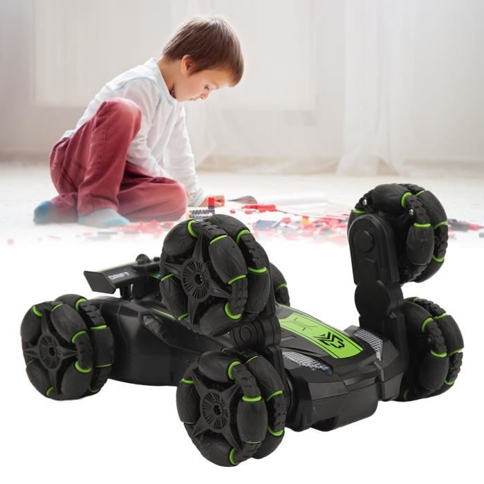 Atyao Voiture à distance enfants 360 ° rotation cascade RC 2.4GHz voiture à distance avec LED ...
