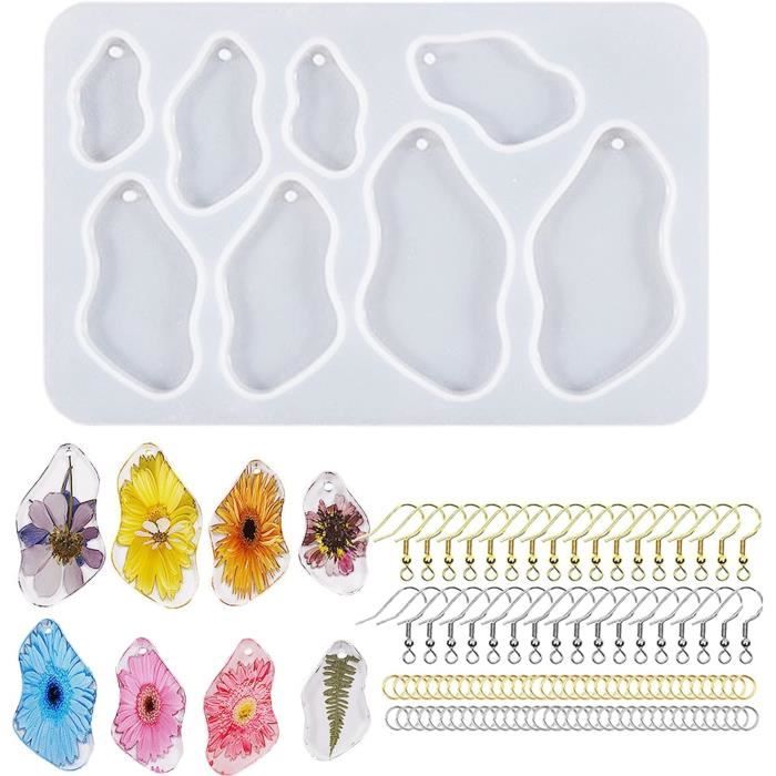 Moule Époxy Résine Bijoux Silicone, Lot Moulage Moules Outils avec ...
