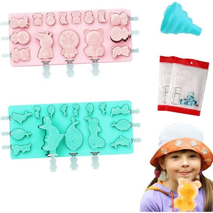 Moules à Glace,Moule à Crème Glacée Bâtons Ice Lolly Molds Popsicle ...