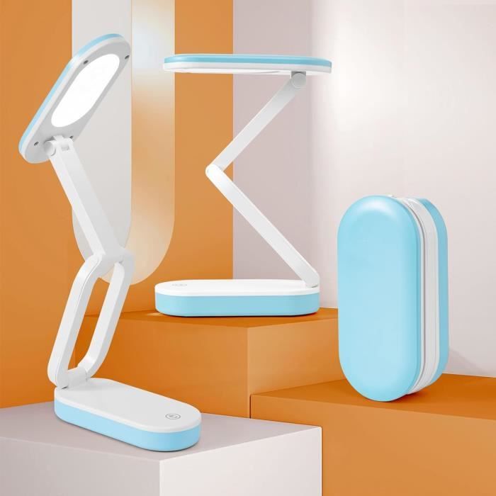 Lampe De Bureau Pliable,Led Lampe De Table,Lampe De Chevet Sans Fil ...
