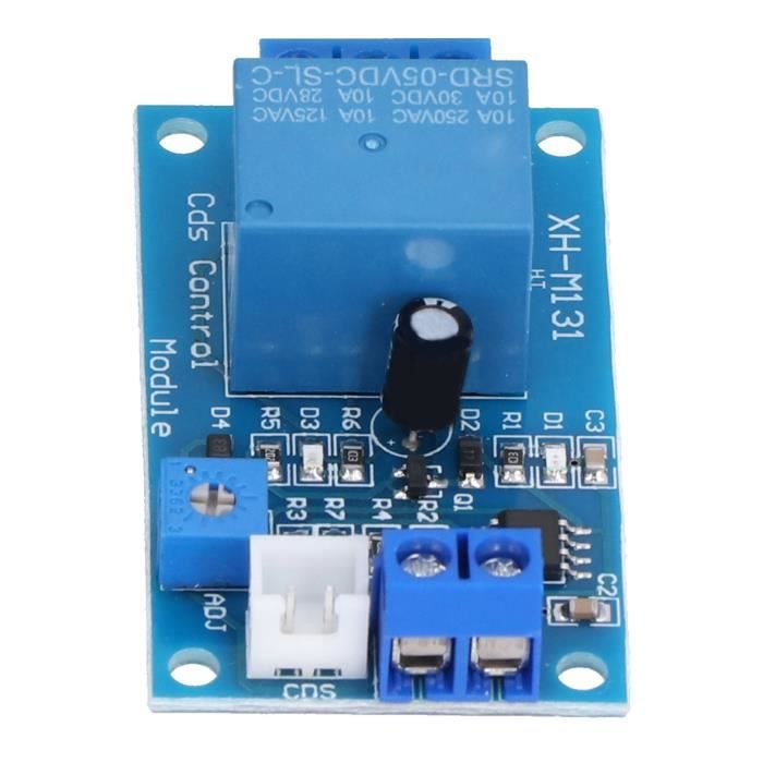 Cikonielf capteur de lumière Module de relais de photorésistance XHM131, capteur de détection de ...