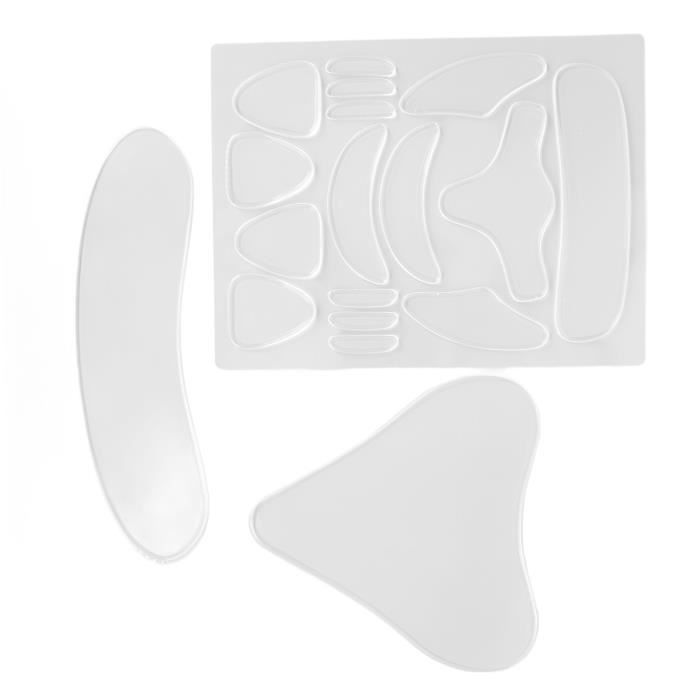 EBTOOLS patch anti-rides en silicone 18 pièces tampon anti-rides réutilisable Silicone doux ...