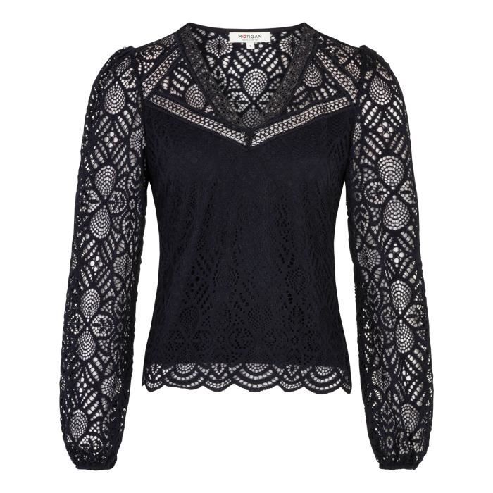 Top Morgan bleu Marine - Cdiscount Prêt-à-Porter