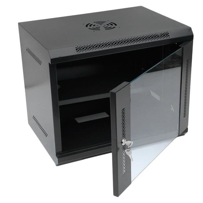 Rack Serveur 9U Armoire Réseau Murale 54.5x39.5x44.5cm - Cdiscount ...