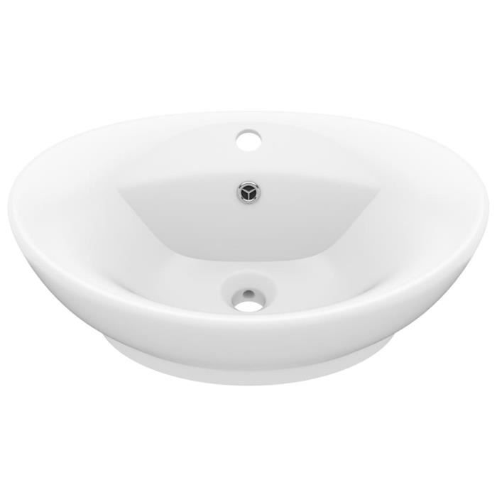 GAR'S Lavabo ovale de luxe à trop-plein Lavabo à poser Lavabo salle de ...