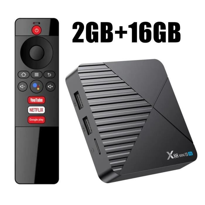 Boîtier Smart TV - Wopker - RL X88 MINI 13 - Android 13 - 8K - WiFi 6 ...