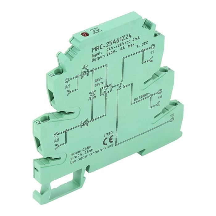 Module de relais PLC ultra-mince, carte de relais d'interface rail ...