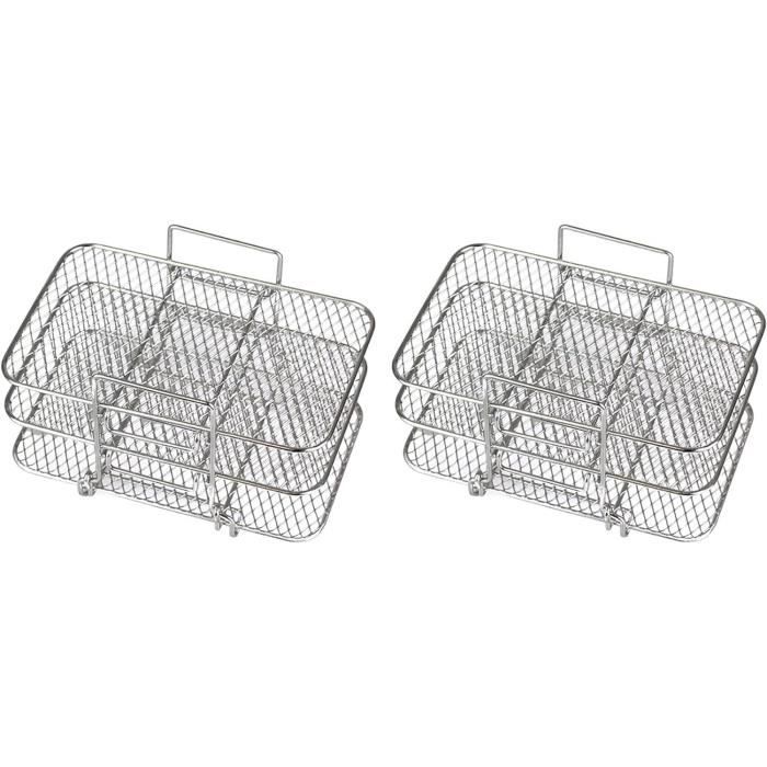 2X Support De Friteuse À Air Pour Friteuse À Double Air Ninja 304 En Acier Inoxydable ...