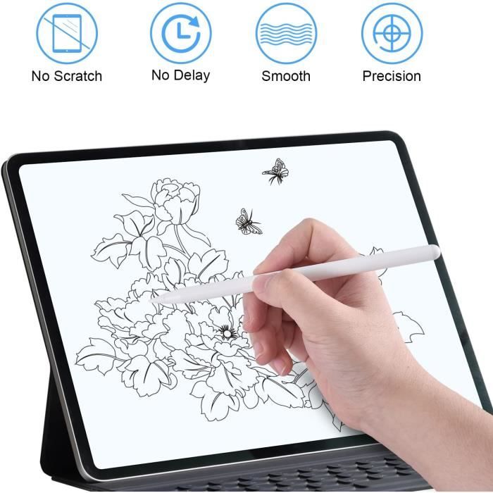 Stylet Tactile, Stylet Tablette Avec Charge Rapide En 5 Minutes ...
