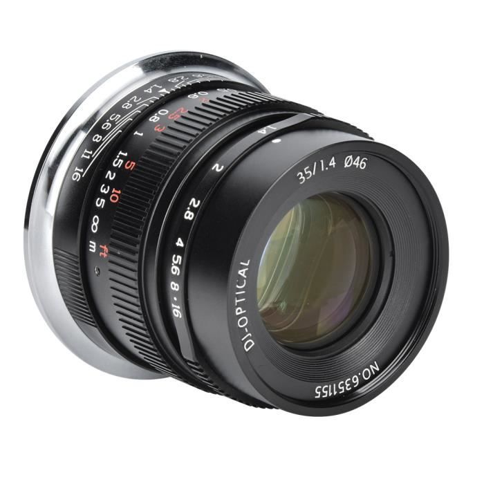 Objectif plein format Objectif Humanité de Caméra Focale Fixe Plein ...