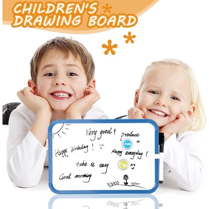 Tableau blanc magnétique 20 x 30 cm effaçable à sec Mini tableau blanc ...