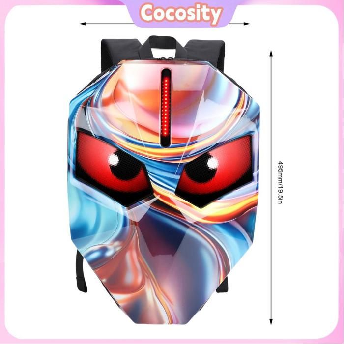 Cocosity sac à dos moto LED Sac à Dos Moto, Sac à Dos LED avec écran ...