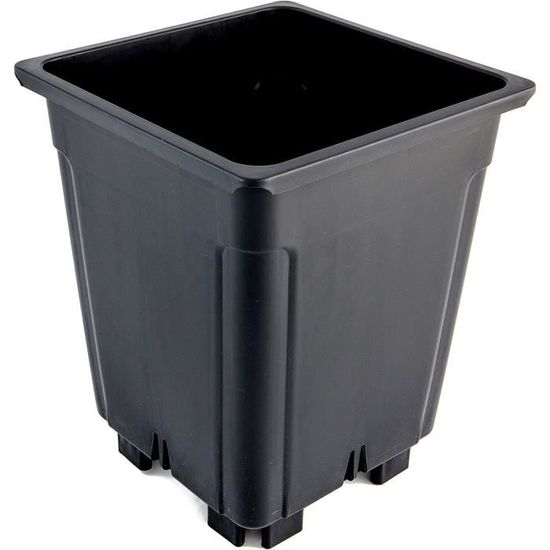 10 Pots De Fleurs Carrés Pour Culture Hydroponique 7 Litres Avec Levage ... 10 Pots De Fleurs Carrés Pour Culture Hydroponique 7 Litres Avec Levage ...