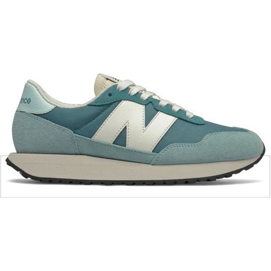 Basket Femme - NEW BALANCE WS237-DI1 - Cuir - Deep sea/storm blue ...