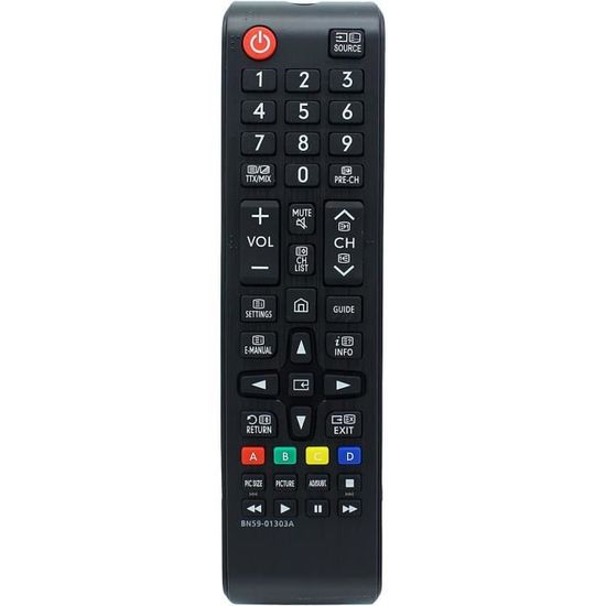 Bn59-01303A Télécommande De Rechange Pour Tv Samsung Nu7100 Ua43Nu7100 ...